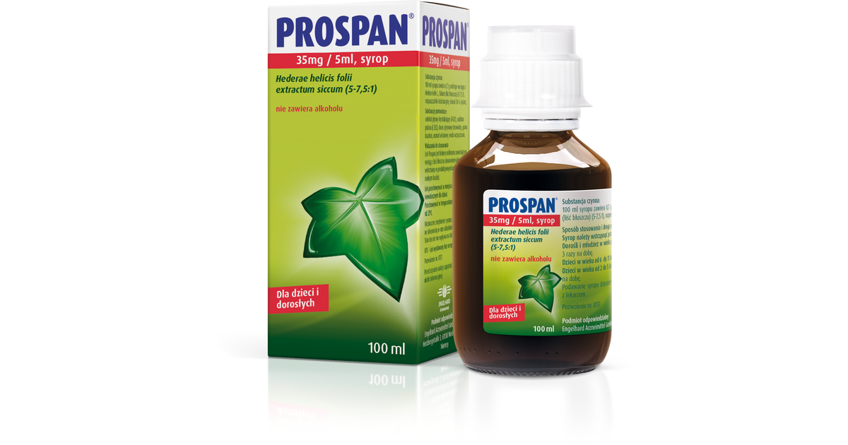 Prospan, syrop 35mg/5ml, 100ml - PUNKT APTECZNY www.a-manada.pl
