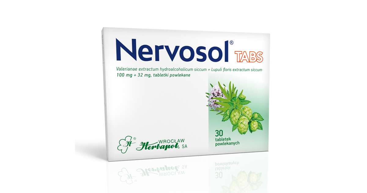 Nervosol Tabs, 30 tabletek - PUNKT APTECZNY www.a-manada.pl