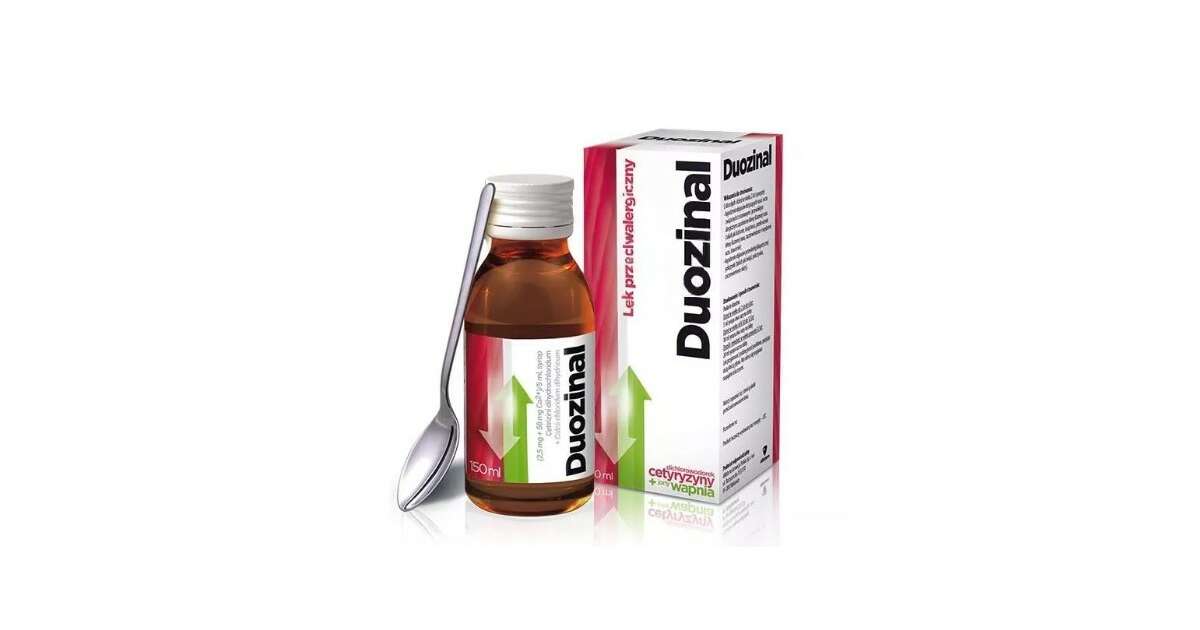 Duozinal, syrop, (2,5mg+58mg Ca 2+)/5ml, 150 ml - PUNKT APTECZNY www.a ...