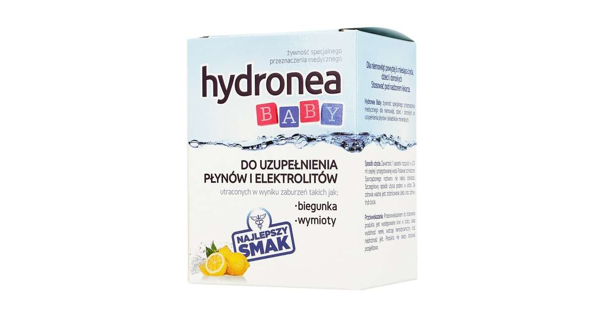 Hydronea Baby (Hydronea Citron Baby), 10 saszetek - PUNKT APTECZNY www ...
