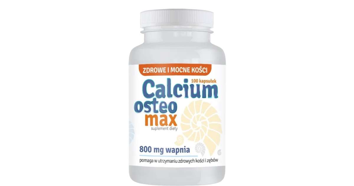 Calcium Osteo Max, 100 kapsułek - PUNKT APTECZNY www.a-manada.pl