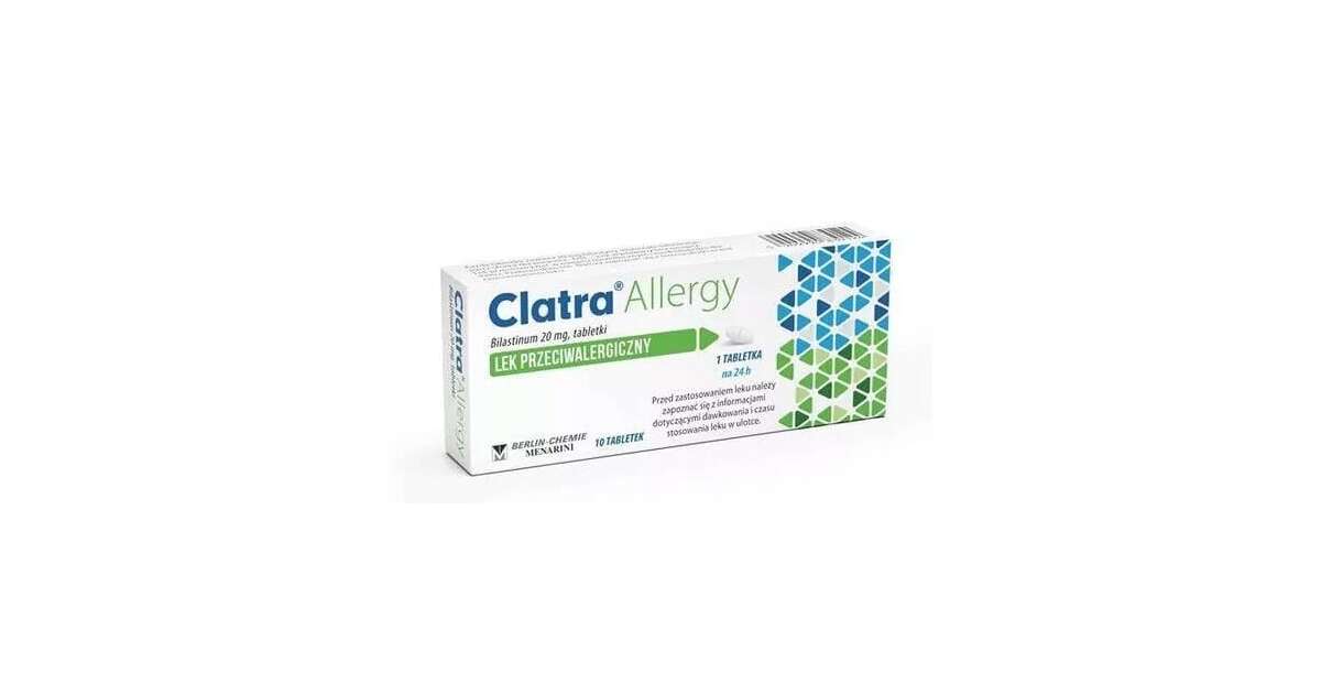 Clatra Allergy 20mg, 10 tabletek