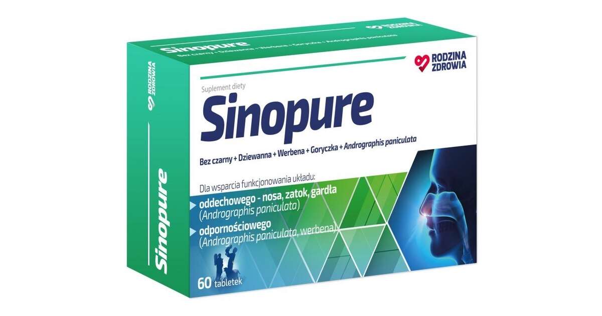Rodzina Zdrowia Sinopure, 60 tabletek - A-Manada