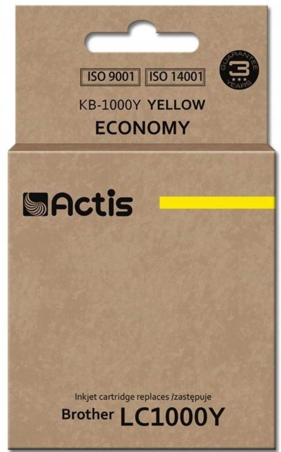 Actis rumena kartuša za Brother LC1000Y (nadomestna KB-1000Y)