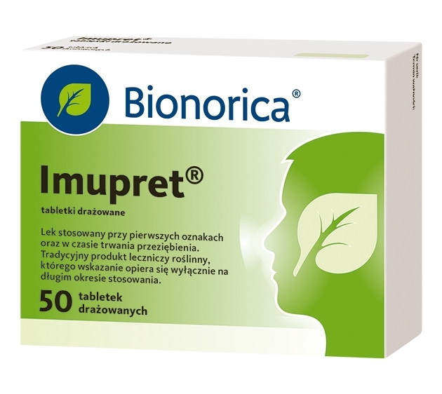 Imupret, 50 tabletek drażowanych