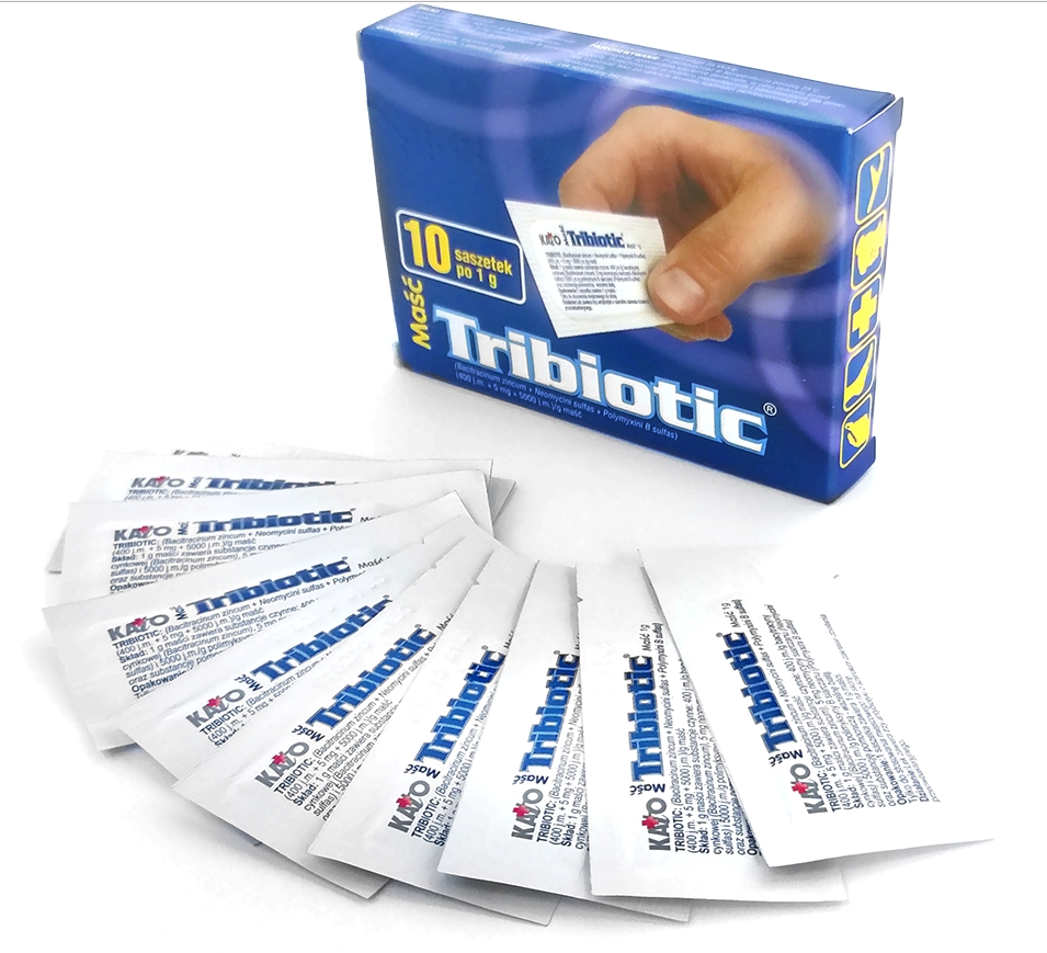 TRIBIOTIC maść 1g 10 saszetek